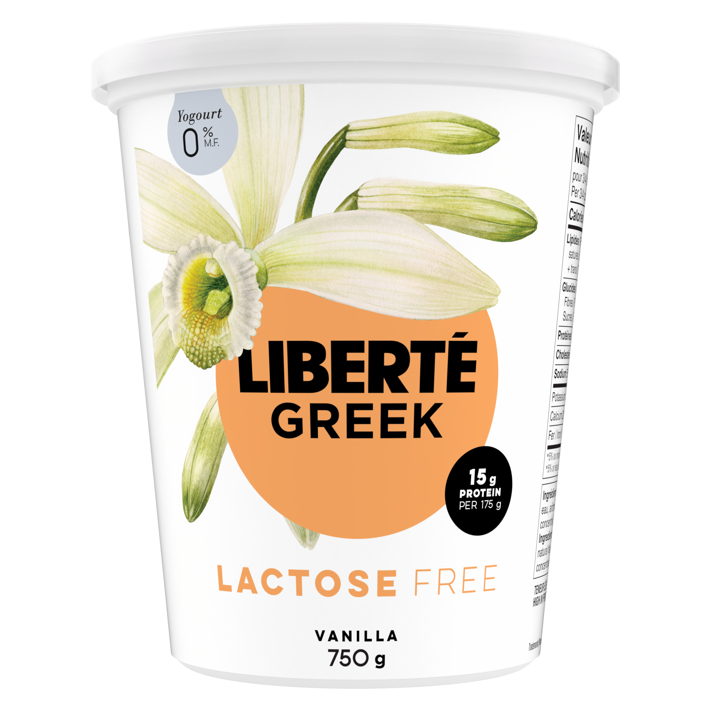 Liberte Greek Vanilla 0 lactose free